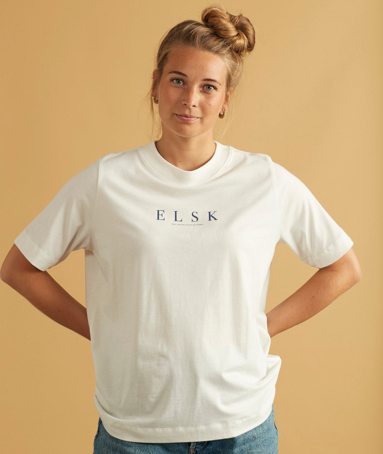 ELSK 11061 | ELSK PURE AGNES WOMEN'S TEE | OFF WHITE | designet med – ELSK®