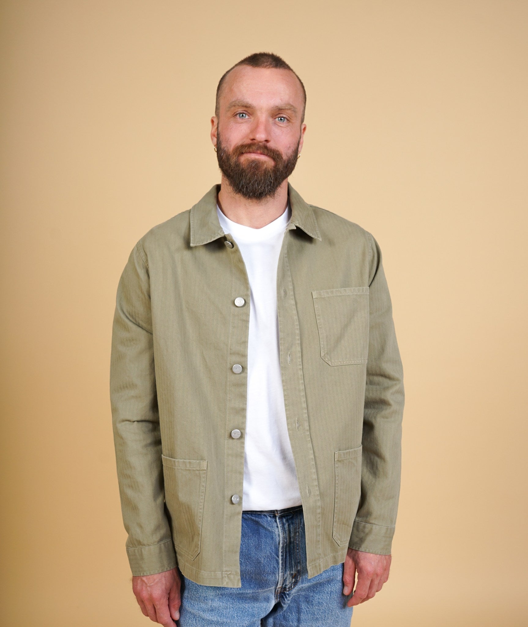 ELSK KILIAN MEN'S HERRINGBONE OVERSHIRT | designet med mening - – ELSK®