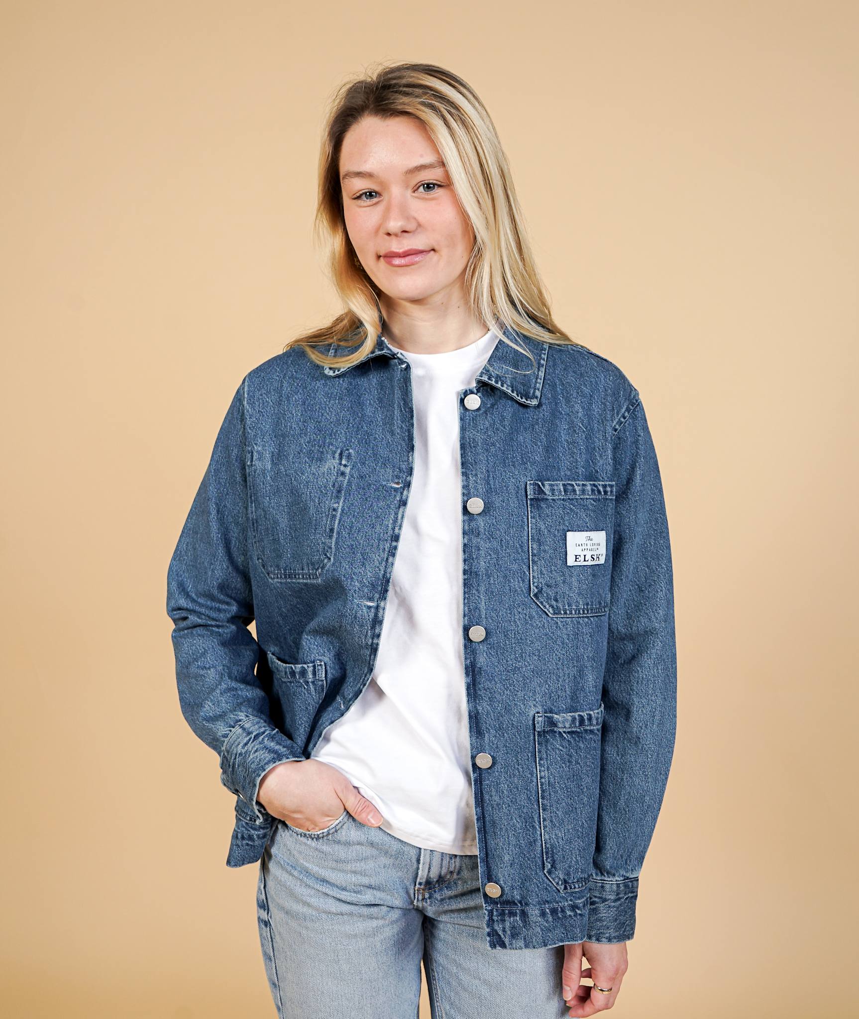 ELSK DENIM WOMEN'S OVERSHIRT | designet med mening - produceret – ELSK®