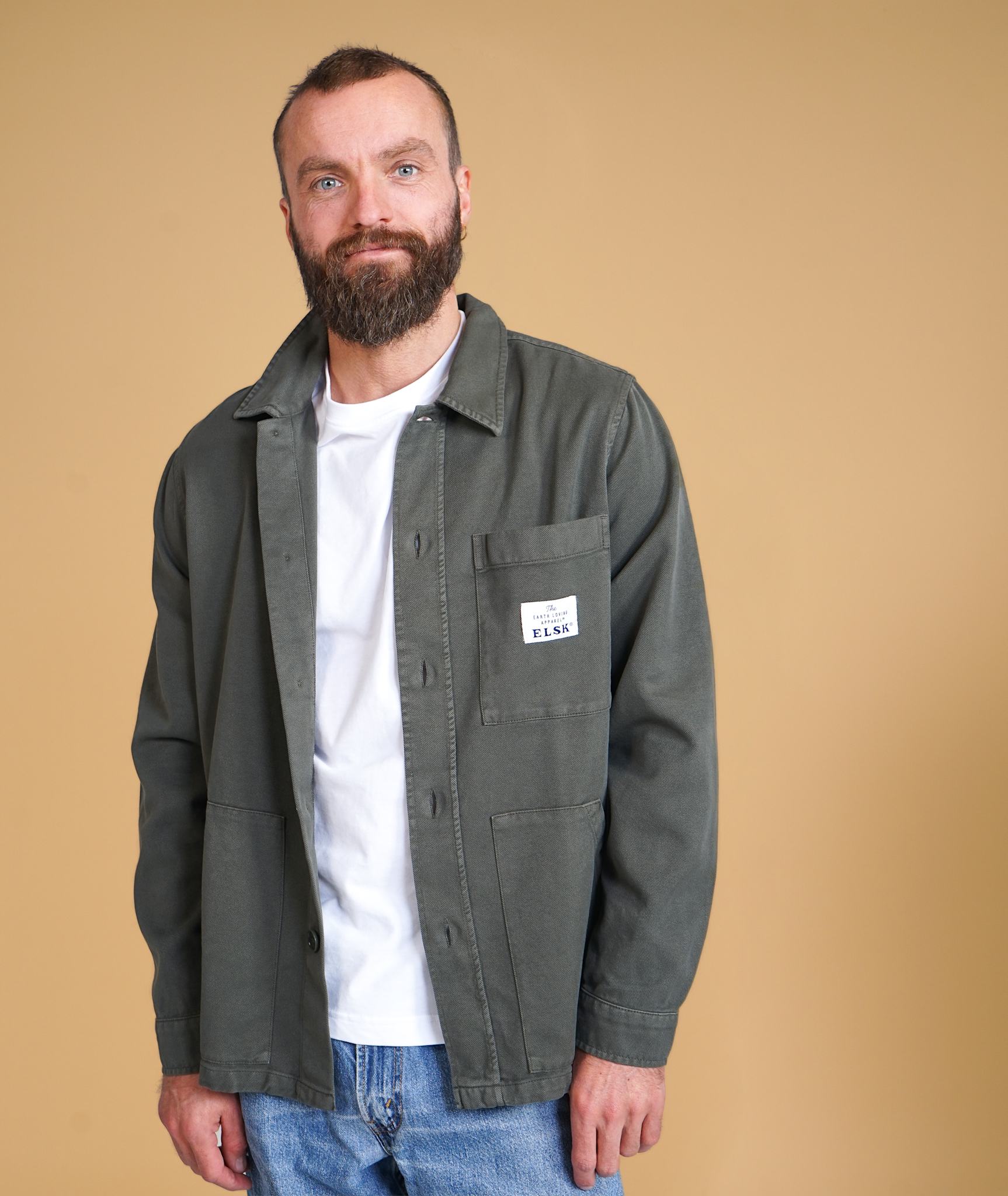 ELSK EARTH LOVING EDDIE MEN'S OVERSHIRT | designet med mening - – ELSK®