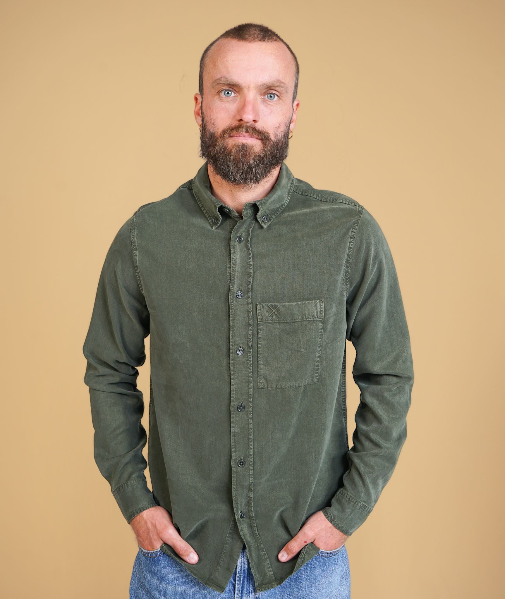 ELSK YVON MEN'S BUTTON DOWN SHIRT | designet med mening - produceret ...