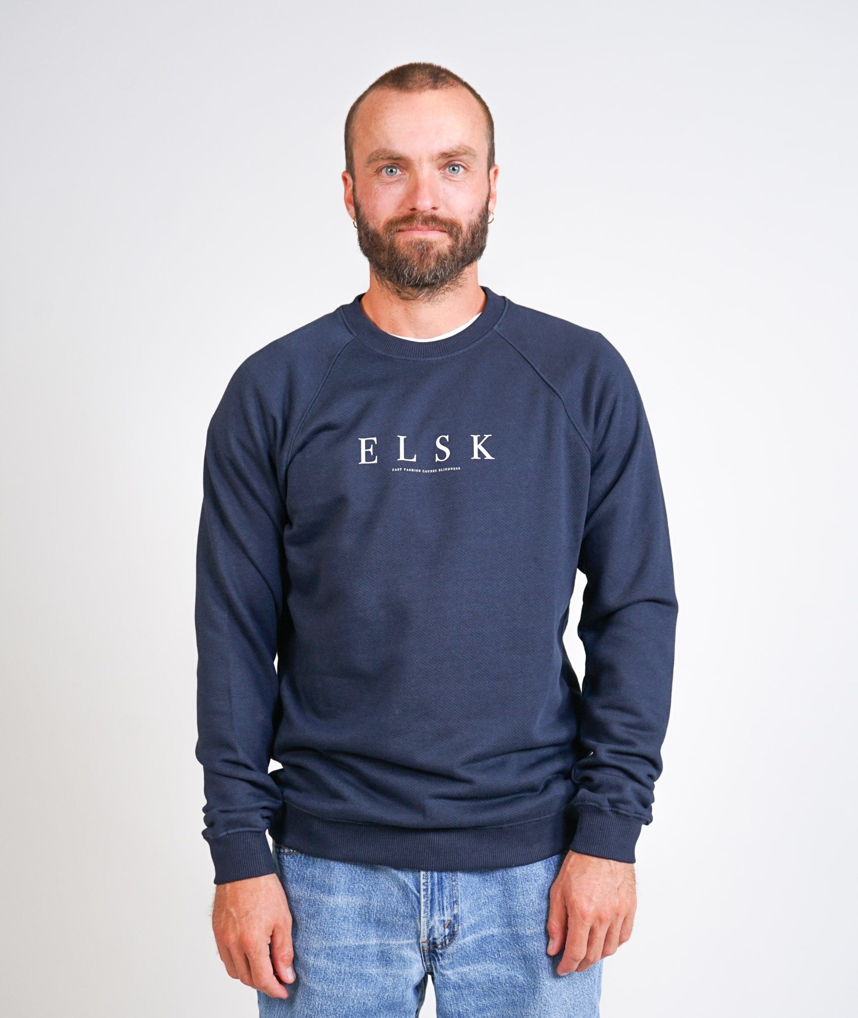 ELSK PURE MEN'S TVÆRS CREWNECK | designet med mening - produceret – ELSK®