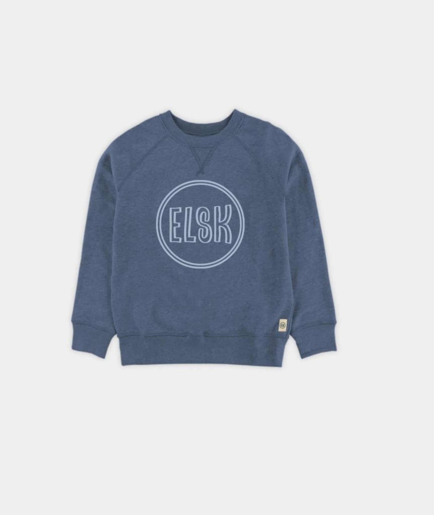 ELSK 7102 | ELSK® KIDS WEAR LOGO SWEATSHIRT | NAVY | designet med